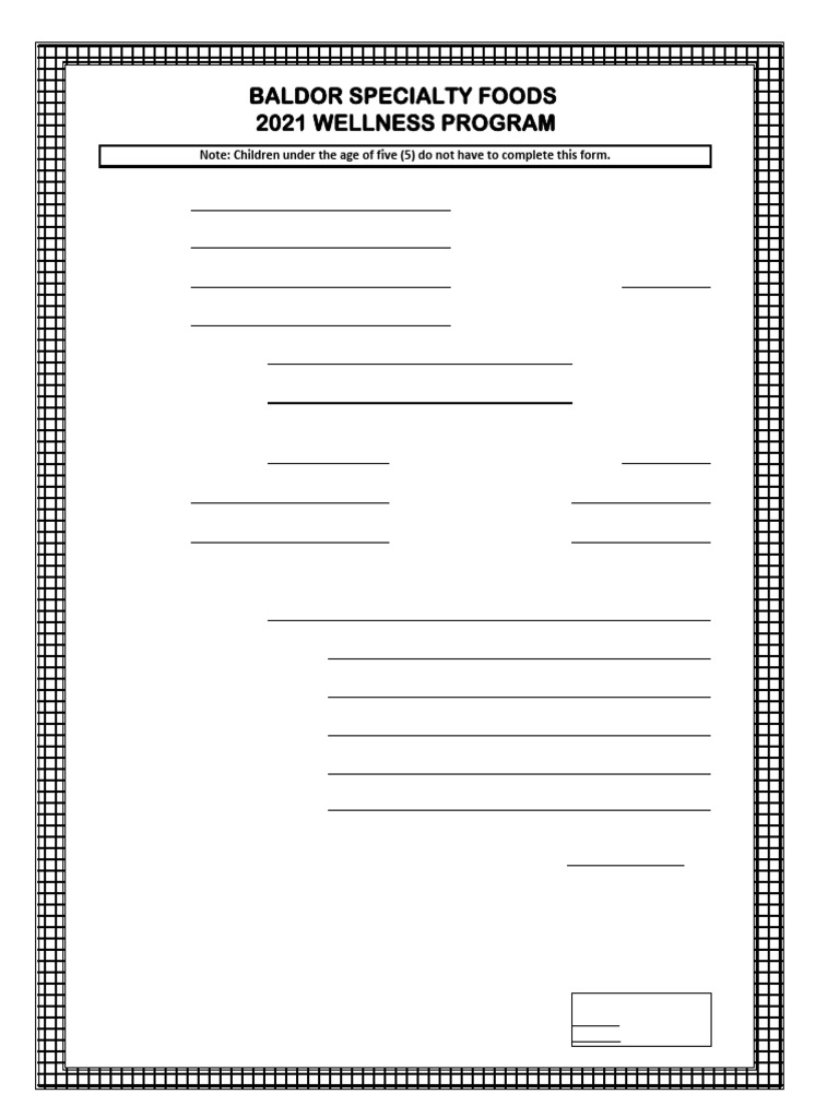 Wellness Program Form Guide | PDF