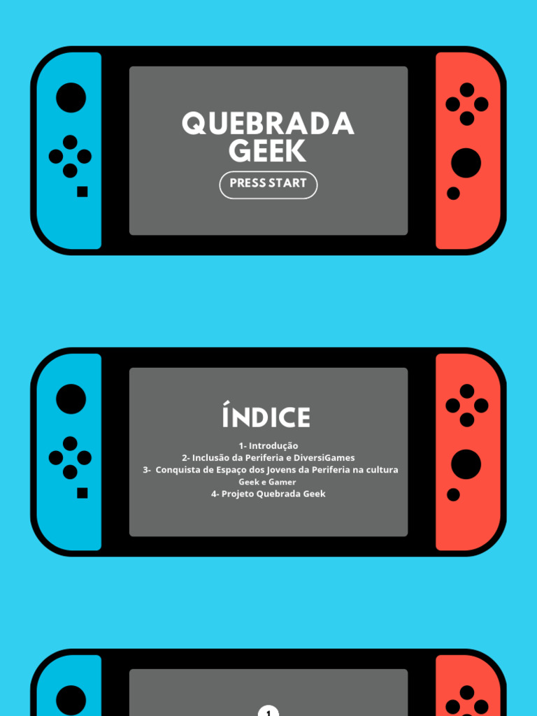 Projeto Quebrada Gamer | PDF