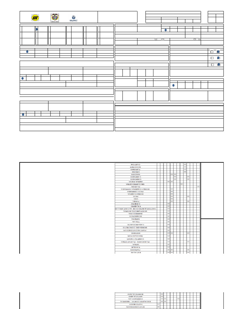 Formulario Traspaso | PDF | Placa de matrícula del vehículo | Coche