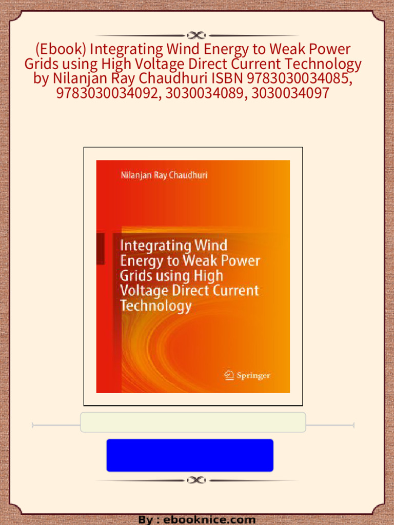 Instant Access to (Ebook) Integrating Wind Energy to Weak Power Grids ... Instant Access to (Ebook) Integrating Wind Energy to Weak Power Grids ...