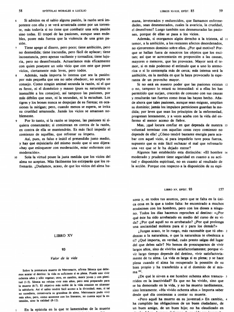 13. Séneca. Cartas a Lucilio (Txt-fil) | PDF | Séneca El Joven | Estoicismo