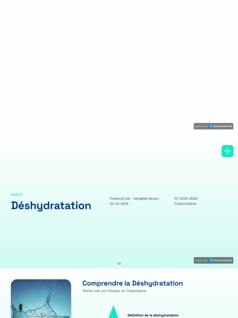 Understanding Dehydration Causes Effects and Prevention | PDF