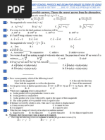 Grade 11 Physics Vectors Worksheet | PDF | Euclidean Vector | Force