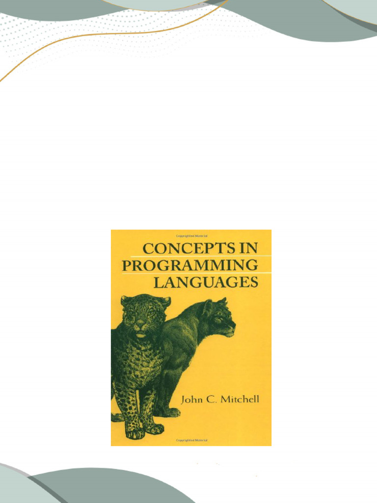 (Ebook) Concepts in programming languages by John C. Mitchell ... (Ebook) Concepts in programming languages by John C. Mitchell ...