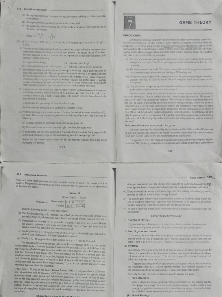Game Theory | PDF