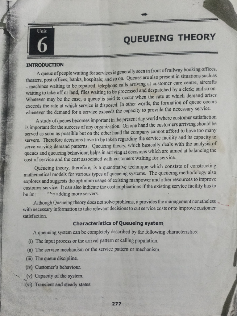 Queueing Theory | PDF