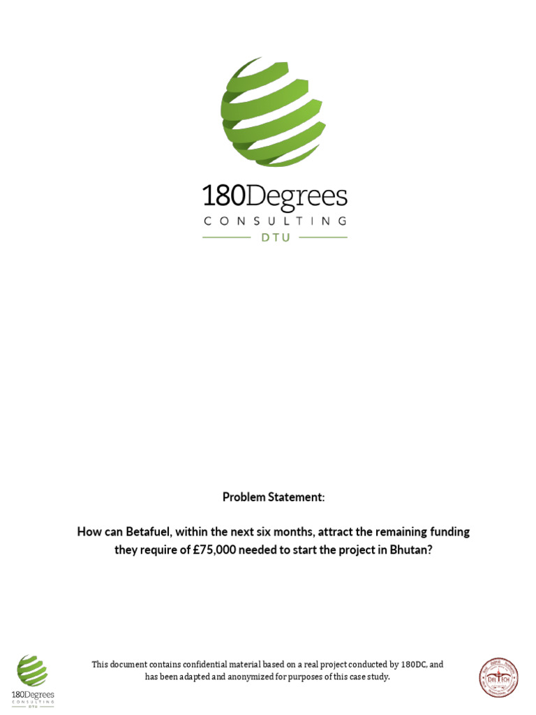 180 DC DTU Internal Case Competition 2024-25 | PDF | Fundraising