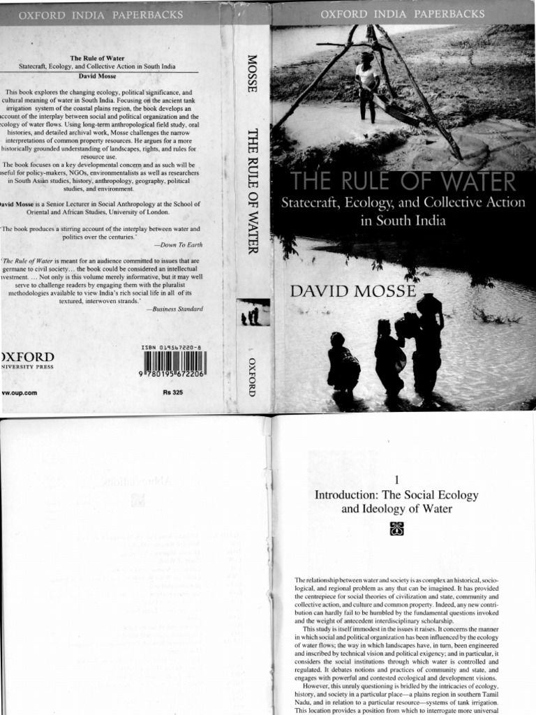 Mosse 2003 The Rule of Water | PDF | Ecology | Water