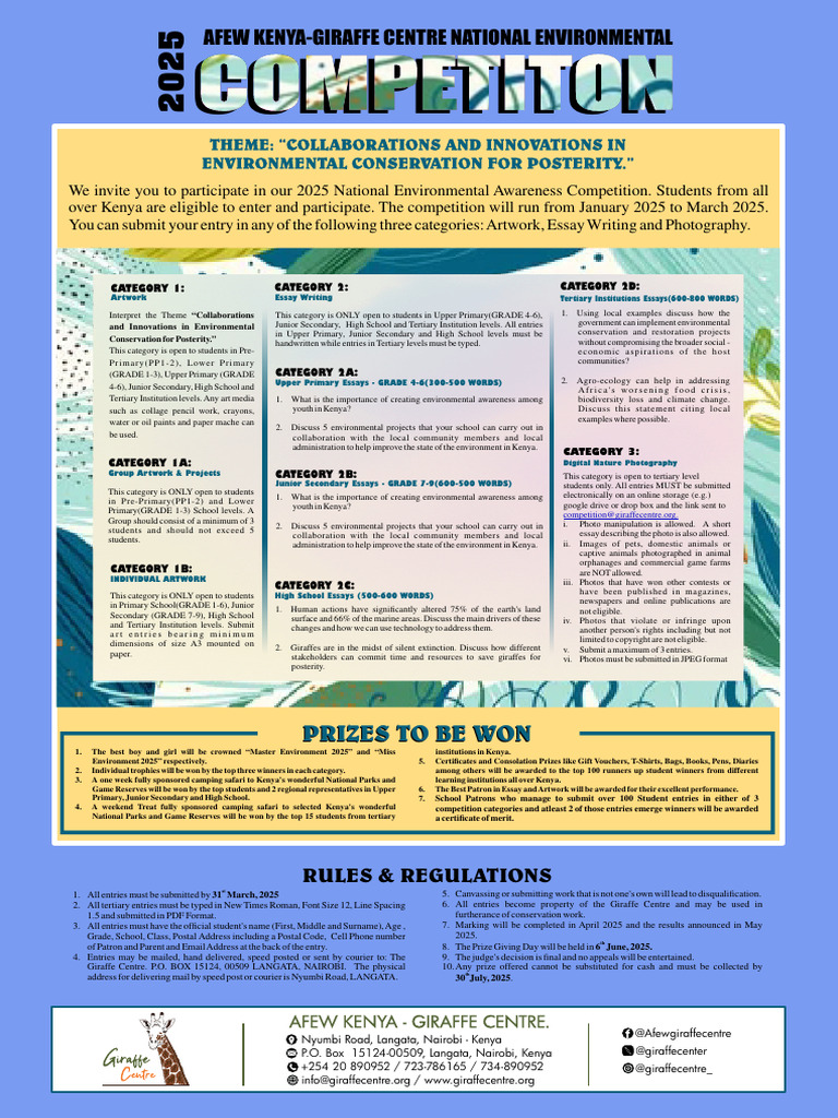 Afew Competiton Poster 2025 | PDF