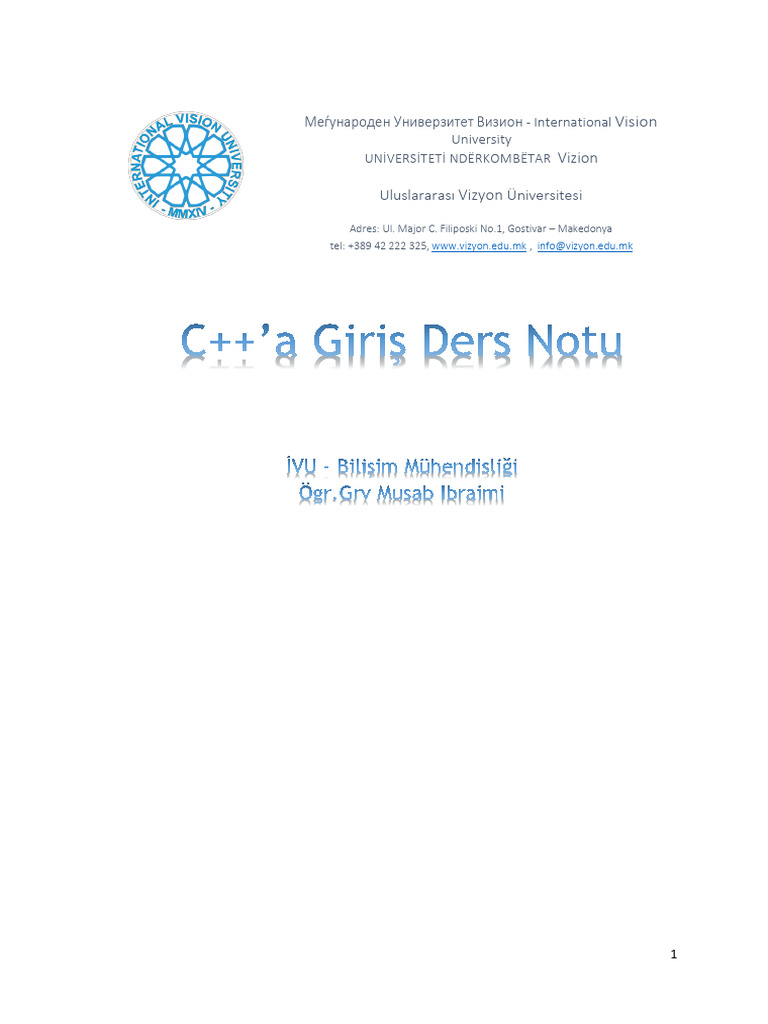 C Giris | PDF