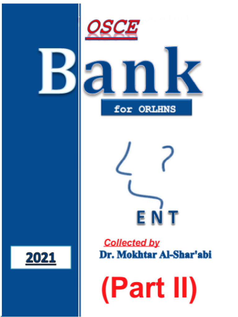 Osce Bank - 2021 (B) | PDF | Human Nose | Common Carotid Artery