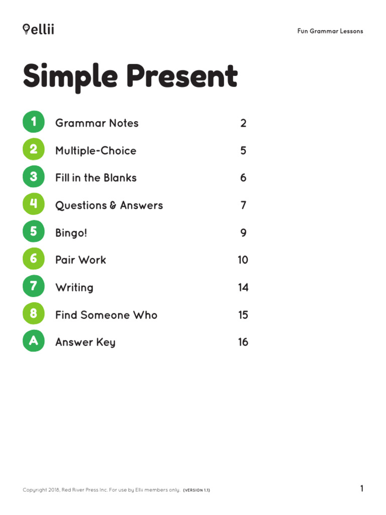 116 Simple-Present US Unlocked | PDF | Grammatical Number | Noun