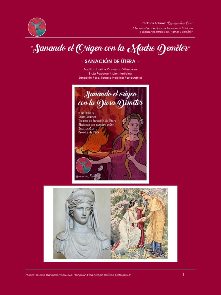 Deméter | PDF | Perséfone | infierno