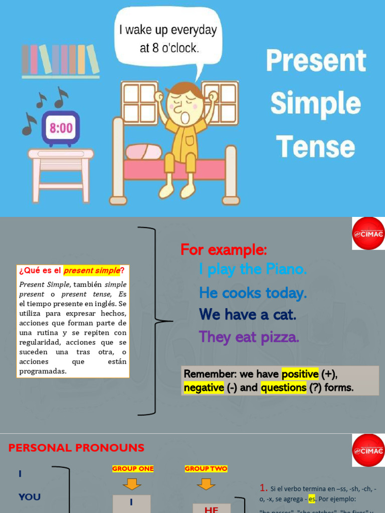 Present Simple - Tense | PDF