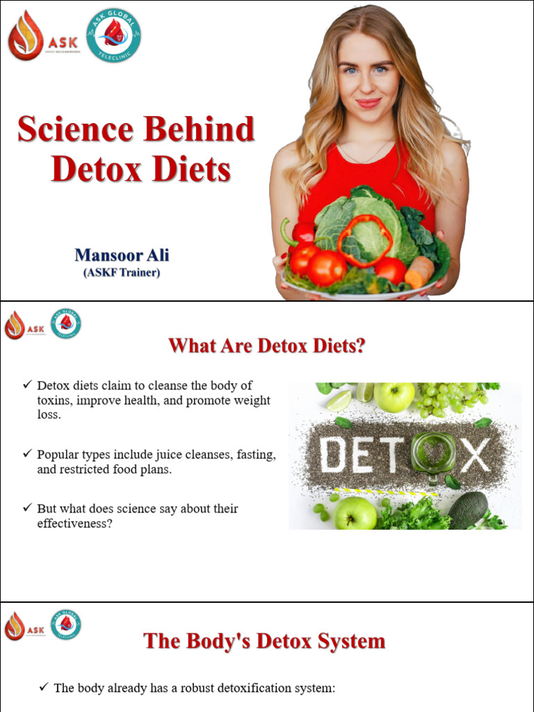Science Behind Detox Diet | PDF | Dieting | Healthy Diet