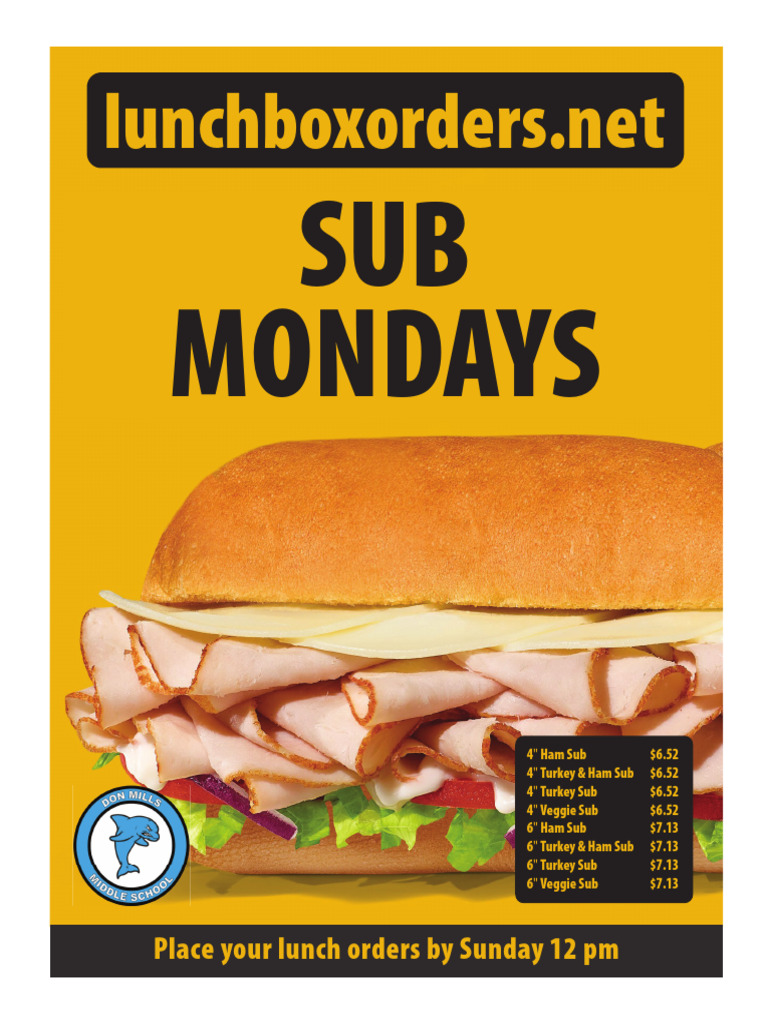 Sub Mondays Poster | PDF