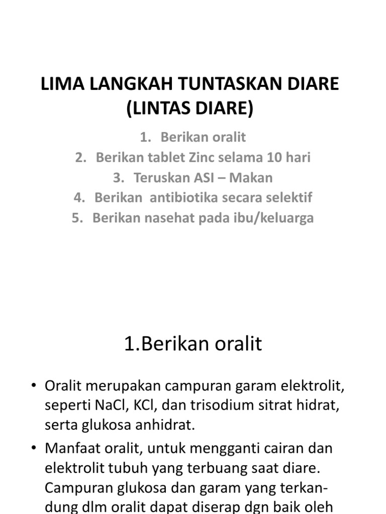 Lintas Diare | PDF