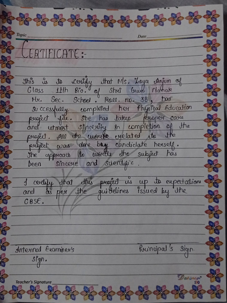 P.E. Project | PDF