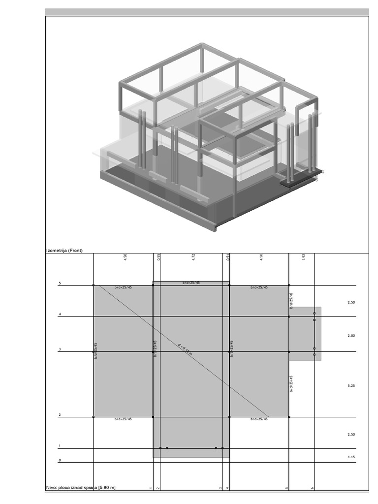 Proracun Stubova I Temelja | PDF
