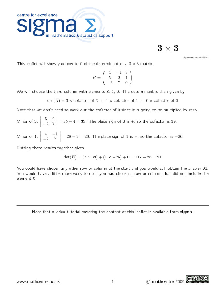 sigma-matrices10-2009-1 | PDF