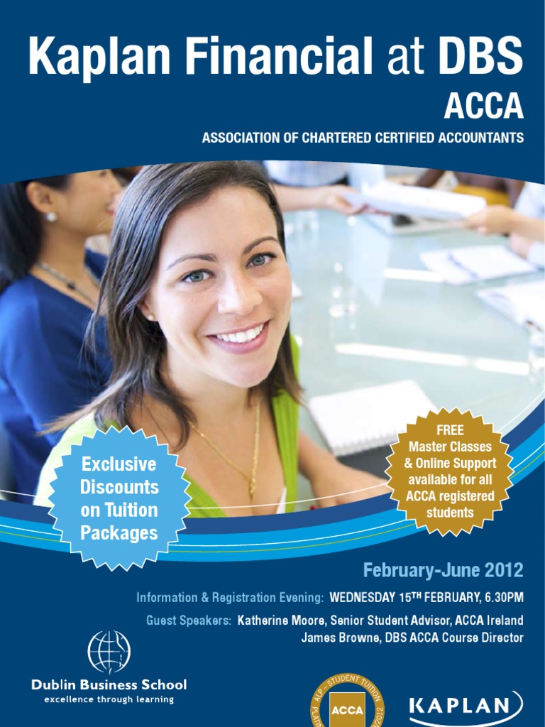 ACCA DBS Brochure Feb - June 2012 | PDF | Educational Technology ...
