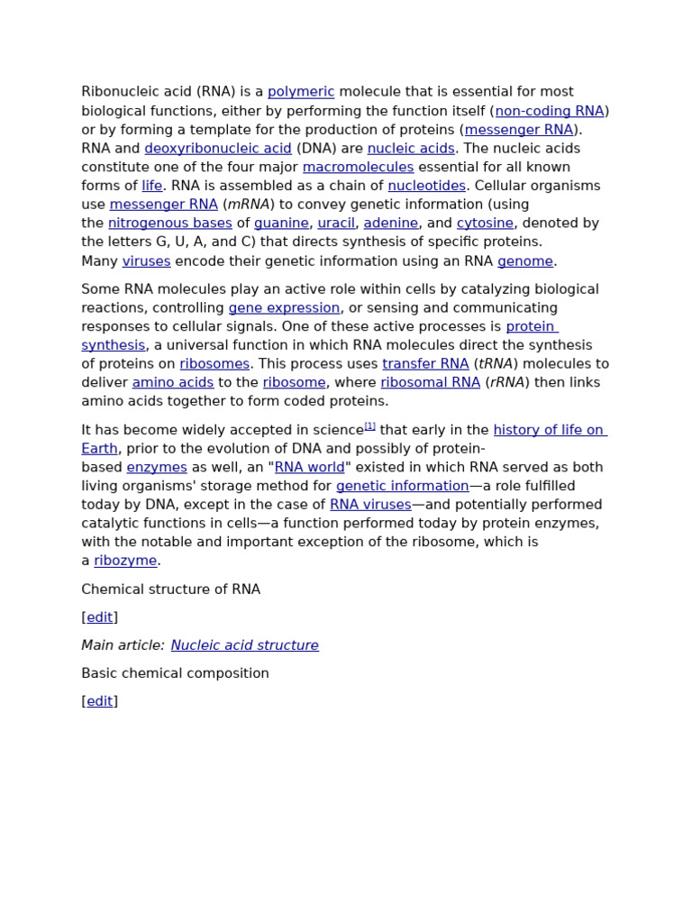 arn | PDF | Rna | Ribosome