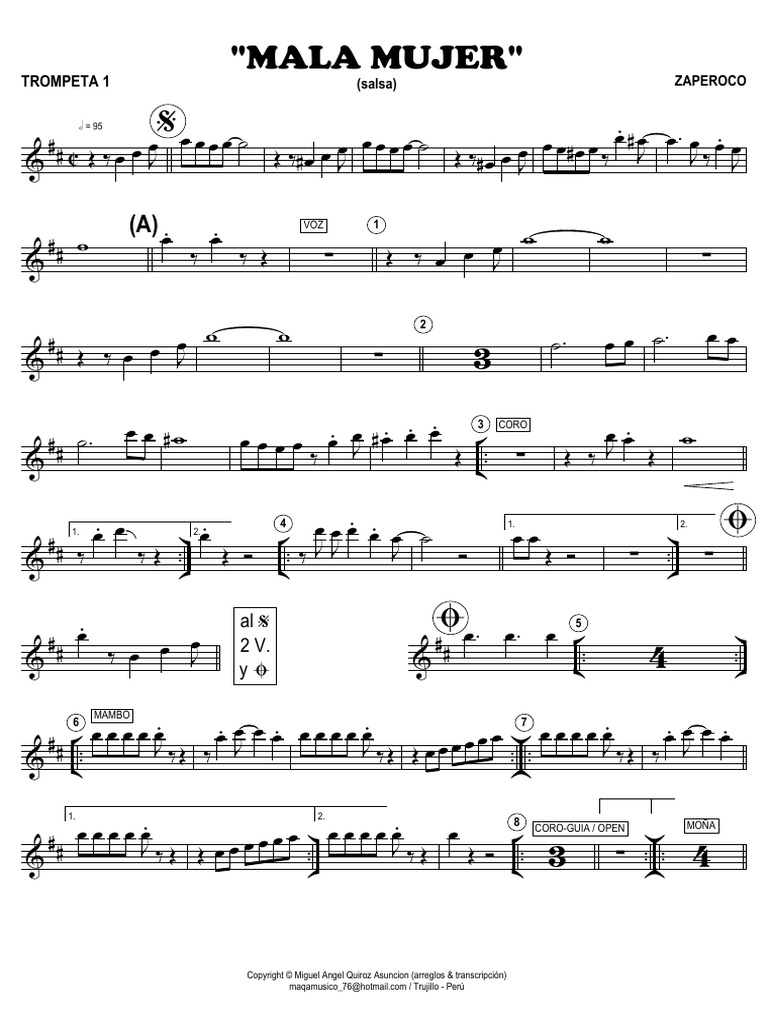 Zaperoco - Mala Mujer | PDF