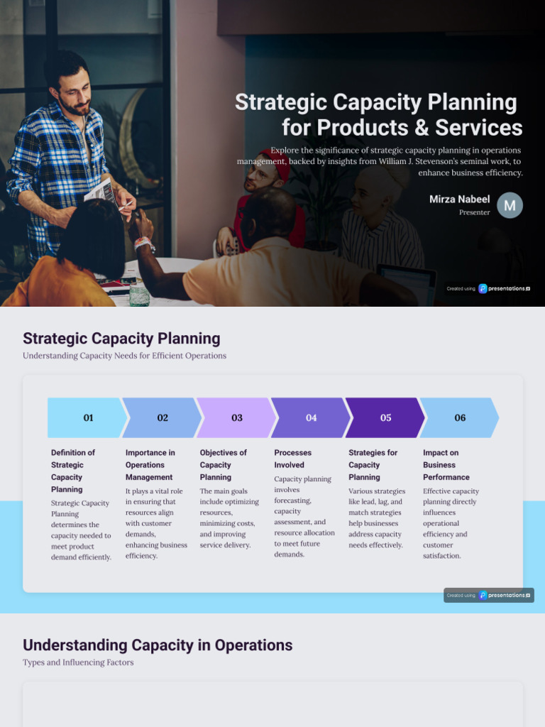 Strategic Capacity Planning For Products and Services | PDF