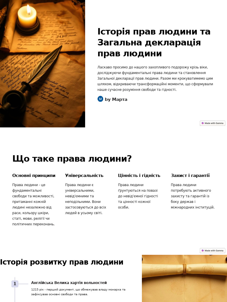 Istoriya Prav Lyudini Ta Zagalna Deklaraciya Prav Lyudini | PDF