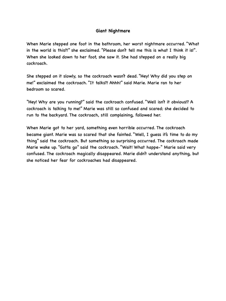 Giant Nightmare | PDF