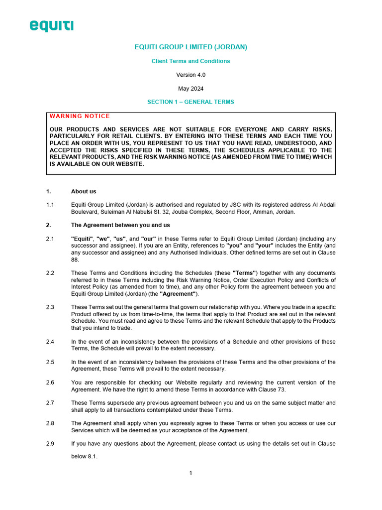 Equiti 2 | PDF | Margin (Finance) | Leverage (Finance)