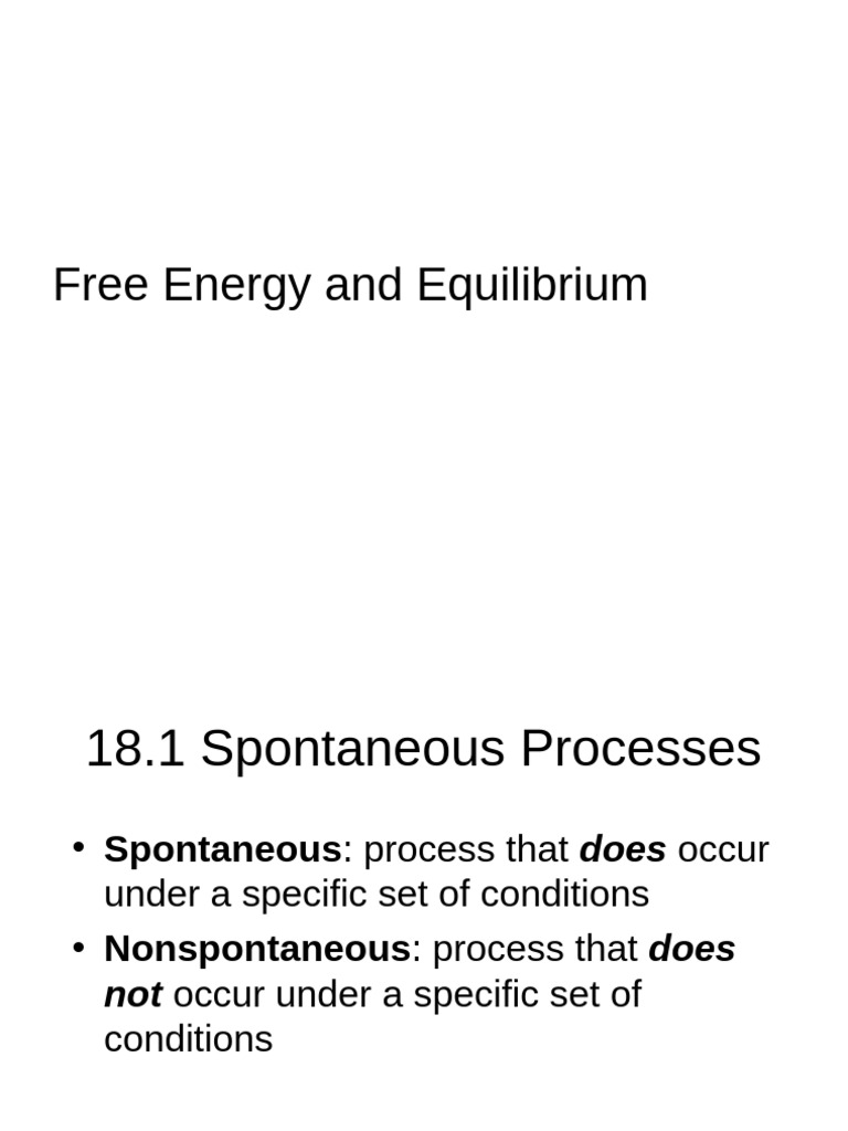Study Notes On Entropy | PDF | Gibbs Free Energy | Entropy