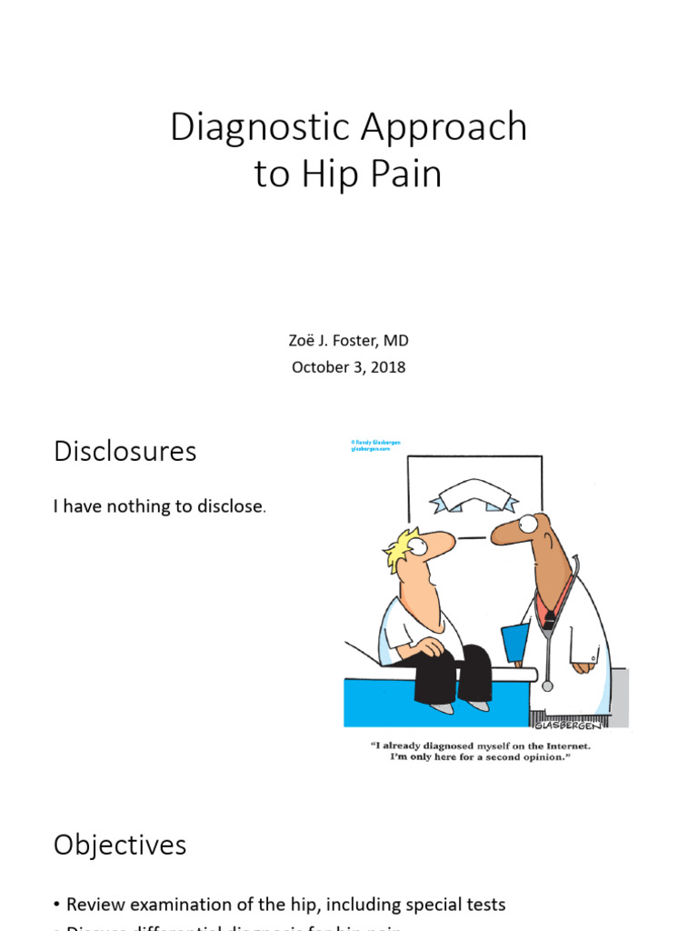 Hip Pain Diagnosis and Examination Guide | PDF | Hip | Pelvis