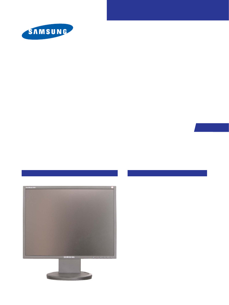 LCD Monitor Service Guide | PDF | Electrostatic Discharge | Electrical ...