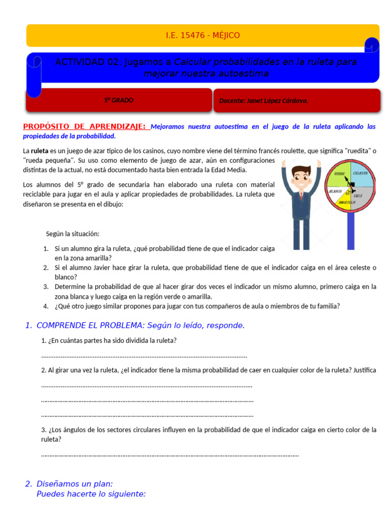 Probabilidades en el Juego de Ruleta | PDF | Probabilidad | Ruleta
