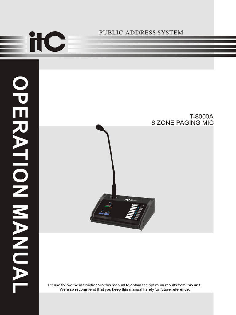 T-8000A Manuel d'utilisation | PDF | Power Supply | High Voltage