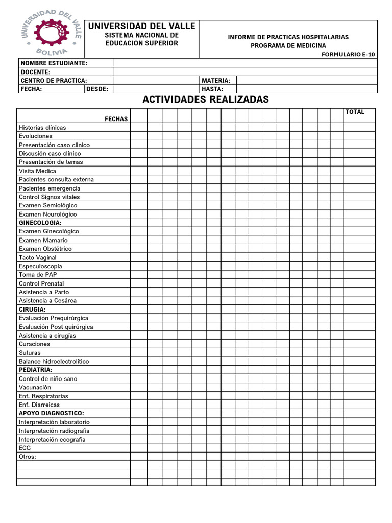 Formulario E-10 2024 | PDF