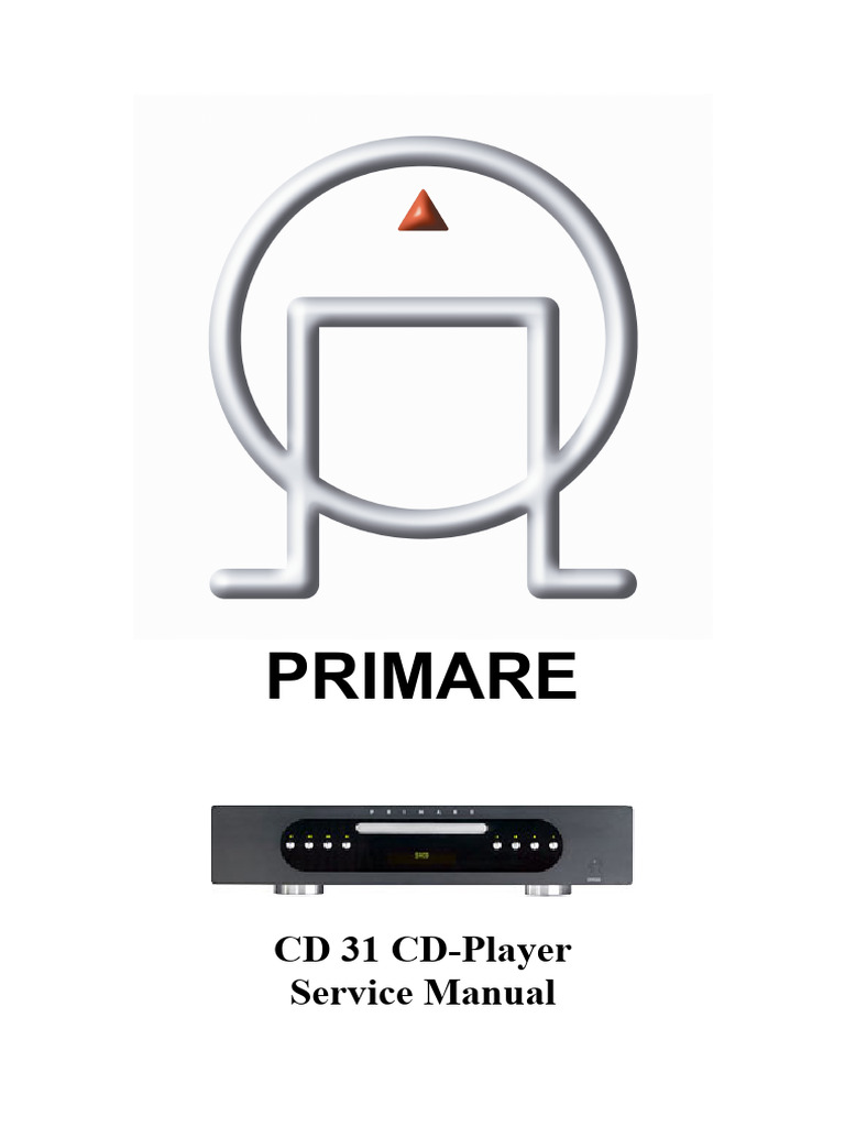 PRIMARE CD31 Service Manual | PDF | Electrical Circuits | Electronic ...