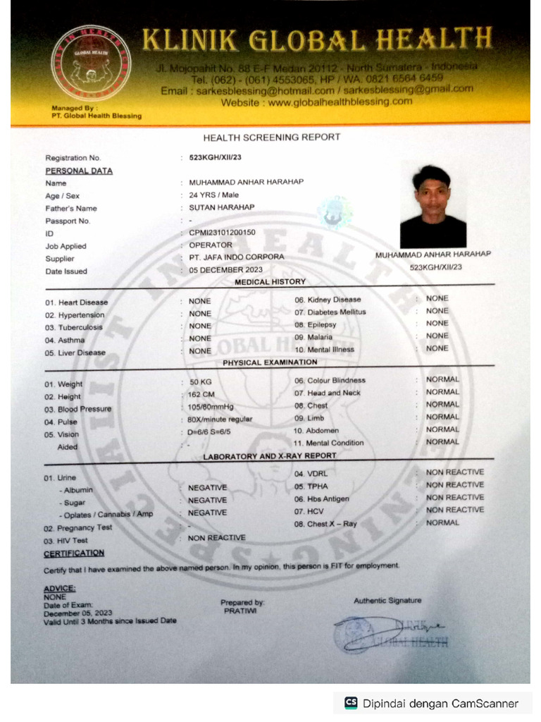 Muhammad Anhar Harahap | PDF