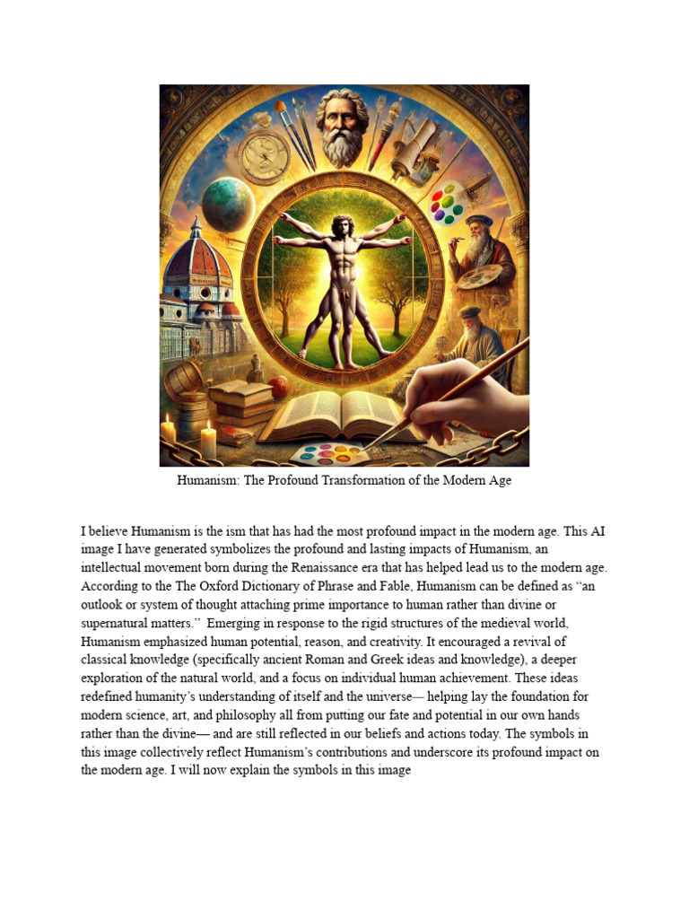 Humanism - The Profound Transformation of The Modern Age | PDF ...
