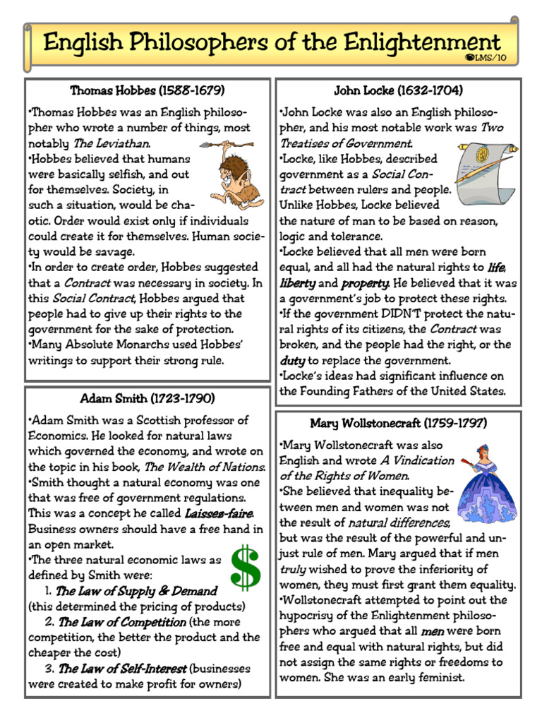 English Philosophers | PDF | John Locke | Thomas Hobbes