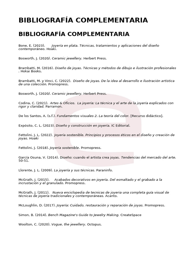 BIBLIOGRAFIA_COMPLEMENTARIA | PDF
