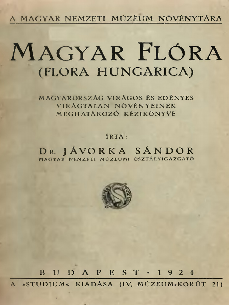 Magyar flóra 2. (1924) | PDF