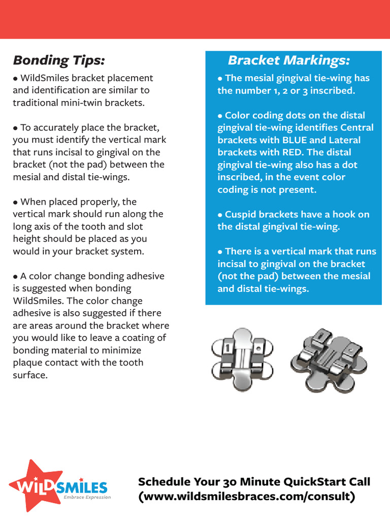 WildSmiles Braces QuickStart Guide | PDF | Dentistry | Dentistry Branches