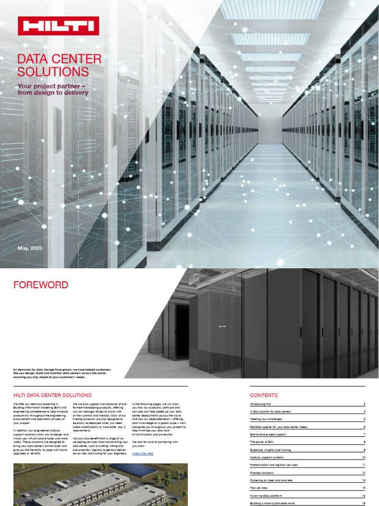 Comprehensive Data Center Solutions | PDF | Building Information ...