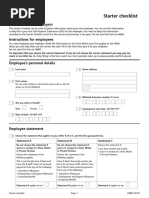 HMRC Starter Checklist | PDF | Public Finance | Government Finances