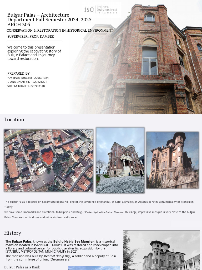 Istanbul's Bulgur Palace Revived | PDF | Istanbul | Window