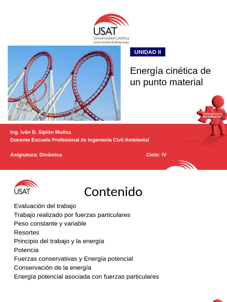 3 - Trabajo y Energía Cinética | PDF | Energía potencial | Ingeniería