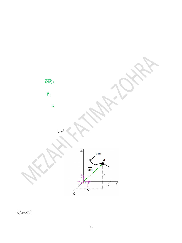 Chapter 2 - Kinematics of Material Point | PDF | Kinematics | Acceleration