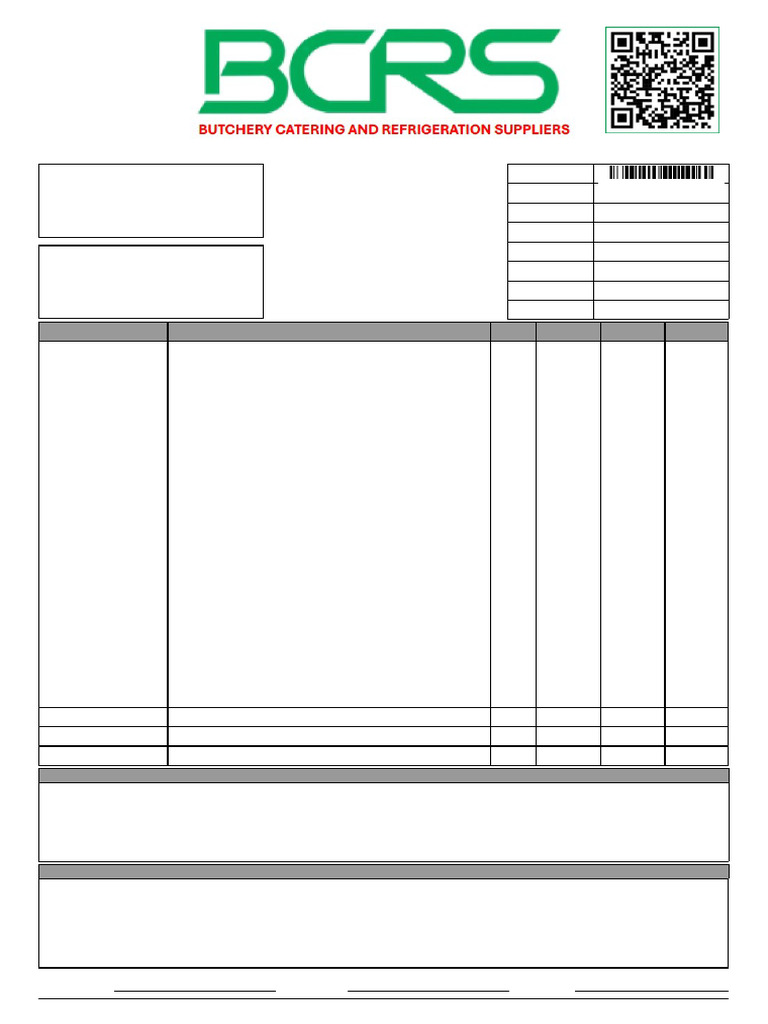 Pro-Forma Quotation for Catering Equipment | PDF | Food And Drink ...